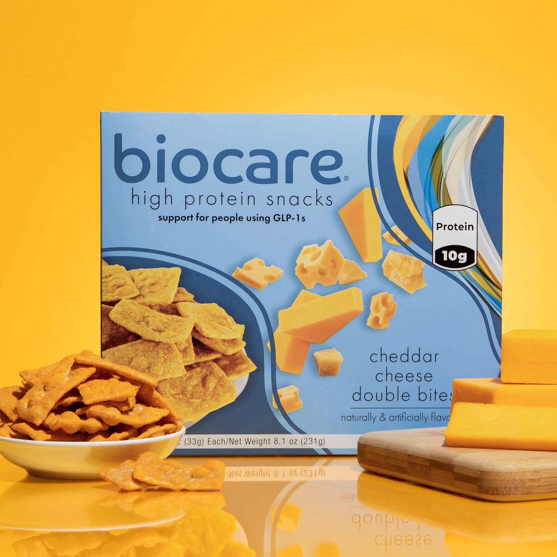 High Protein Chips - Cheddar Cheese Double Bites Crisps